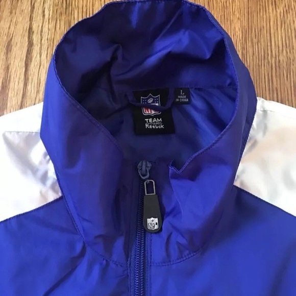 Reebok | Jackets & Coats | Reebok Nfl Team Apparel New York Ny Full ...